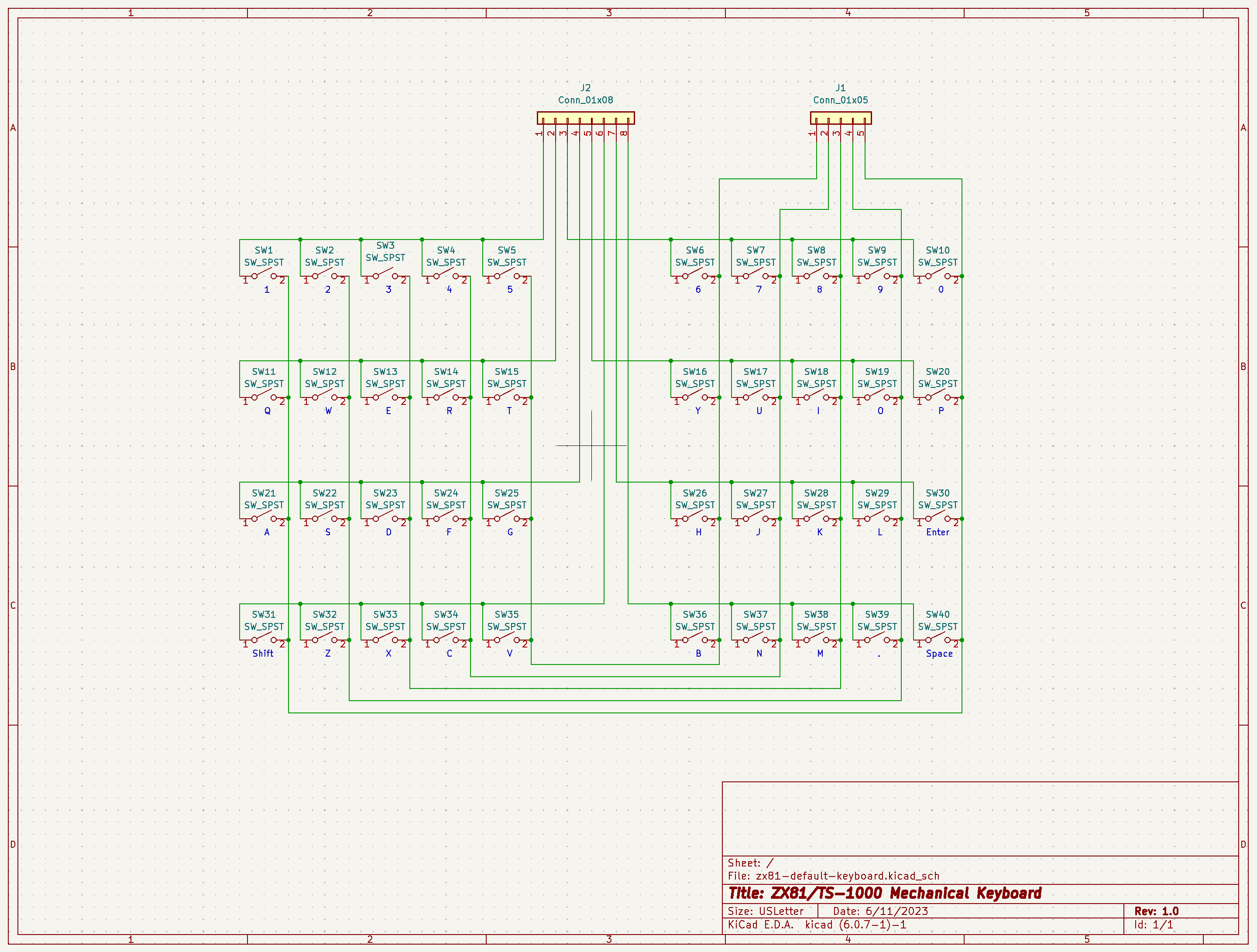 ZX81/TIMEX-SINCLAIR 1000 Custom Mechanical Keyboard Prototype - Part 3
